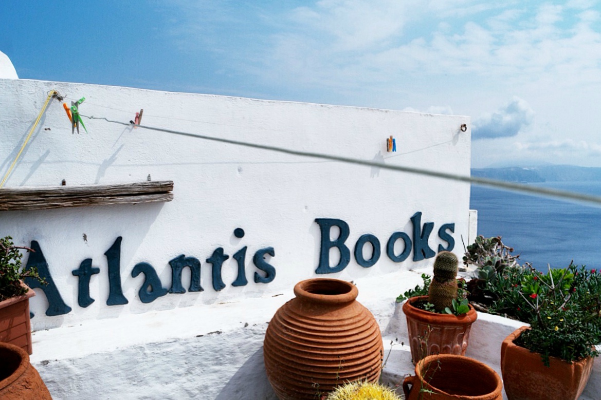 ΣΑΝΤΟΡΙΝΗ: ΒΙΒΛΙΟΠΩΛΕΙΟ ΑΤΛΑΝΤΙΣ - LITTLE BOOKSTORES